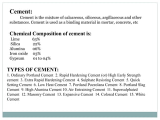 Type of cement | PPTX