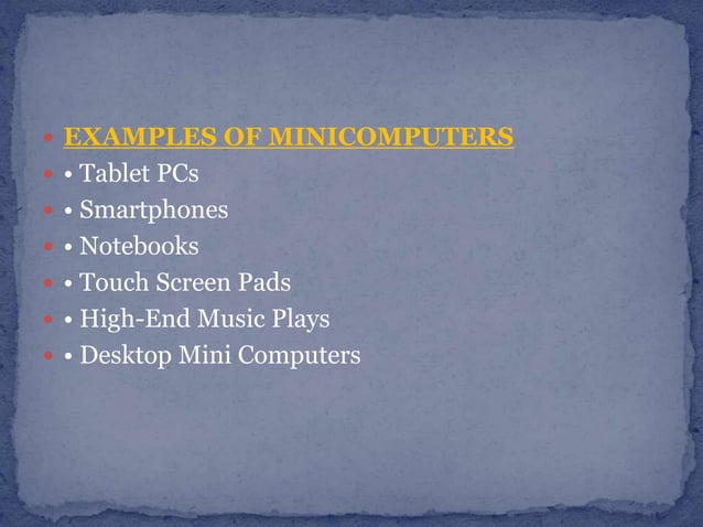 TYPE OF COMPUTER by Rg Dipak Kumar kar mkcg medical College | PDF ...