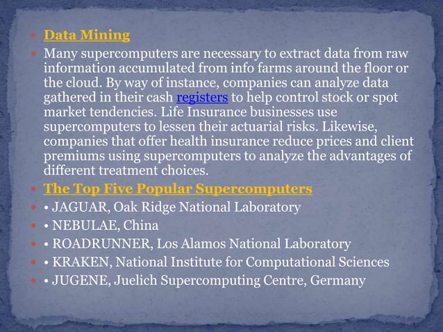 TYPE OF COMPUTER by Rg Dipak Kumar kar mkcg medical College | PDF ...