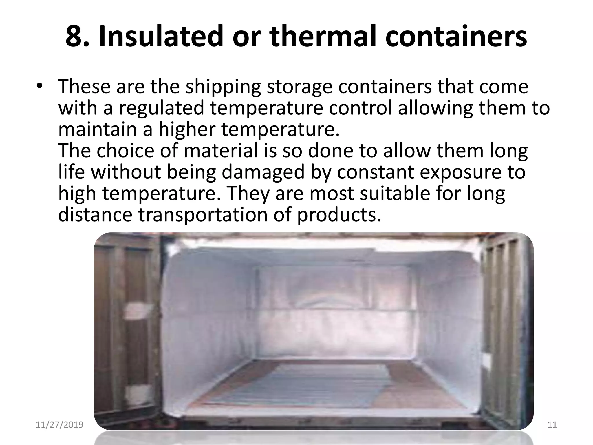 Type of containers in shipping cargo | PPTX