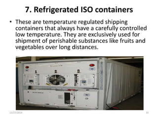 Type of containers in shipping cargo | PPTX