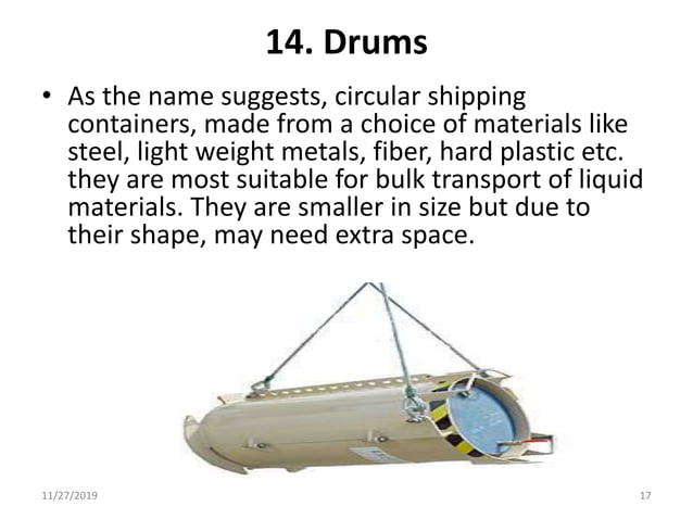 Type of containers in shipping cargo | PPTX