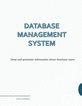 Type of Database Management System | PDF