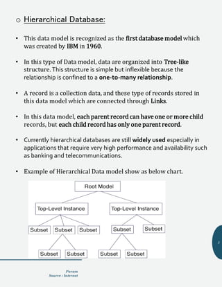 Type of Database Management System | PDF