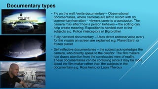 Type of documentaries | PPTX