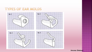 TYPE OF EARMOLDS CHOICE FOR HEARING IMPAIREDS | PPT