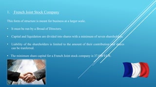 Type of companies in France | PPTX