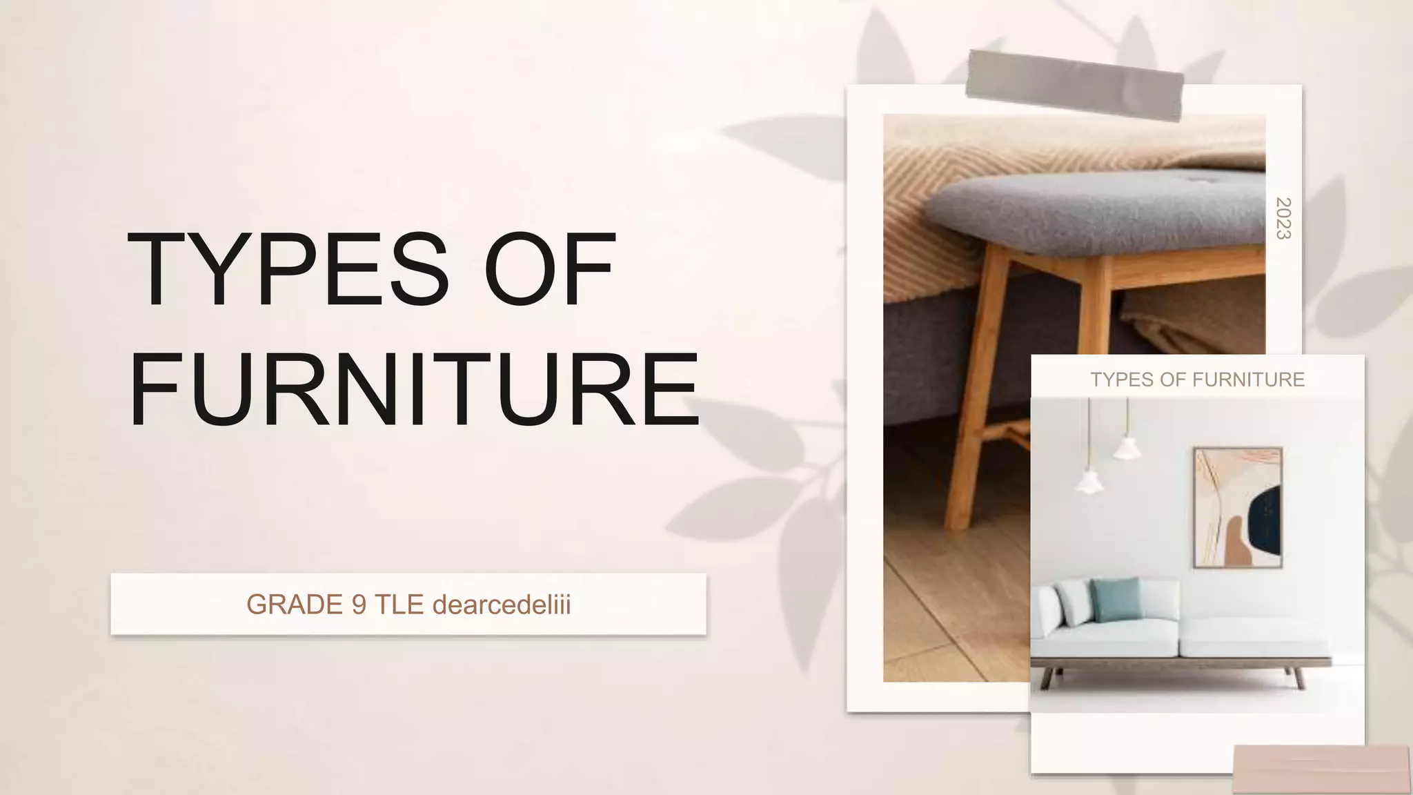 Type of Furniture.pptx
