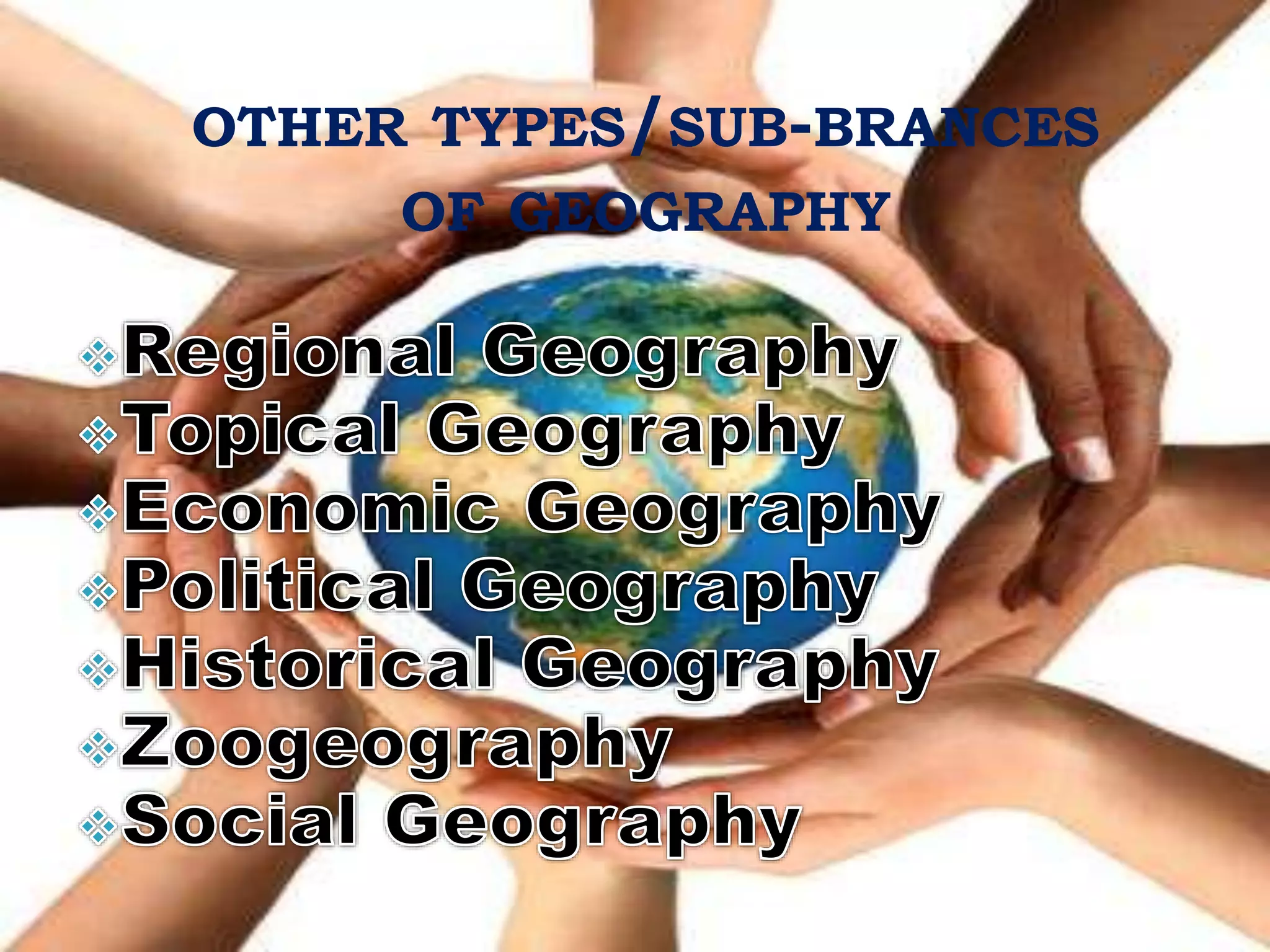 TYPES OF GEOGRAPHY | PPTX