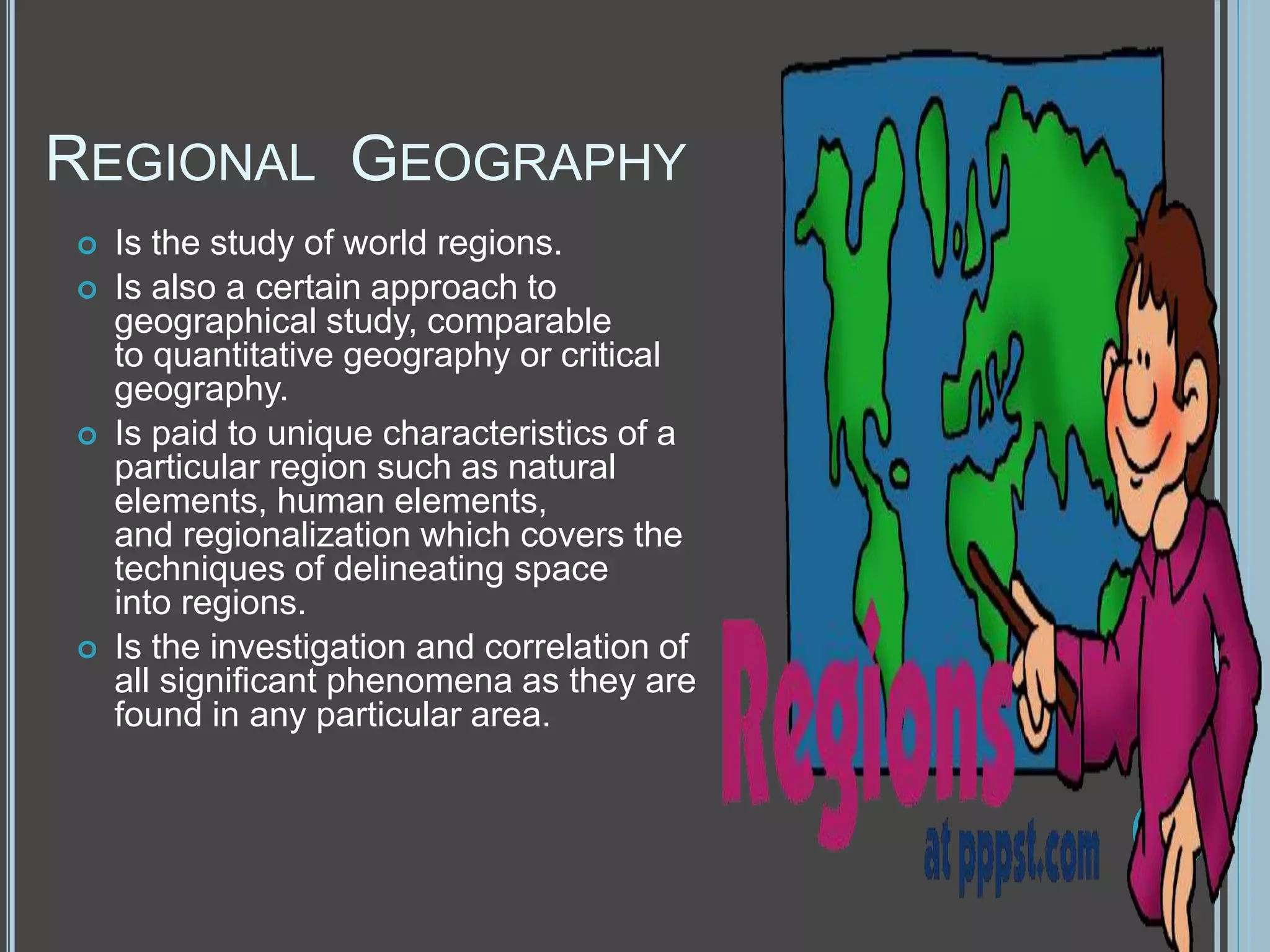 TYPES OF GEOGRAPHY | PPTX