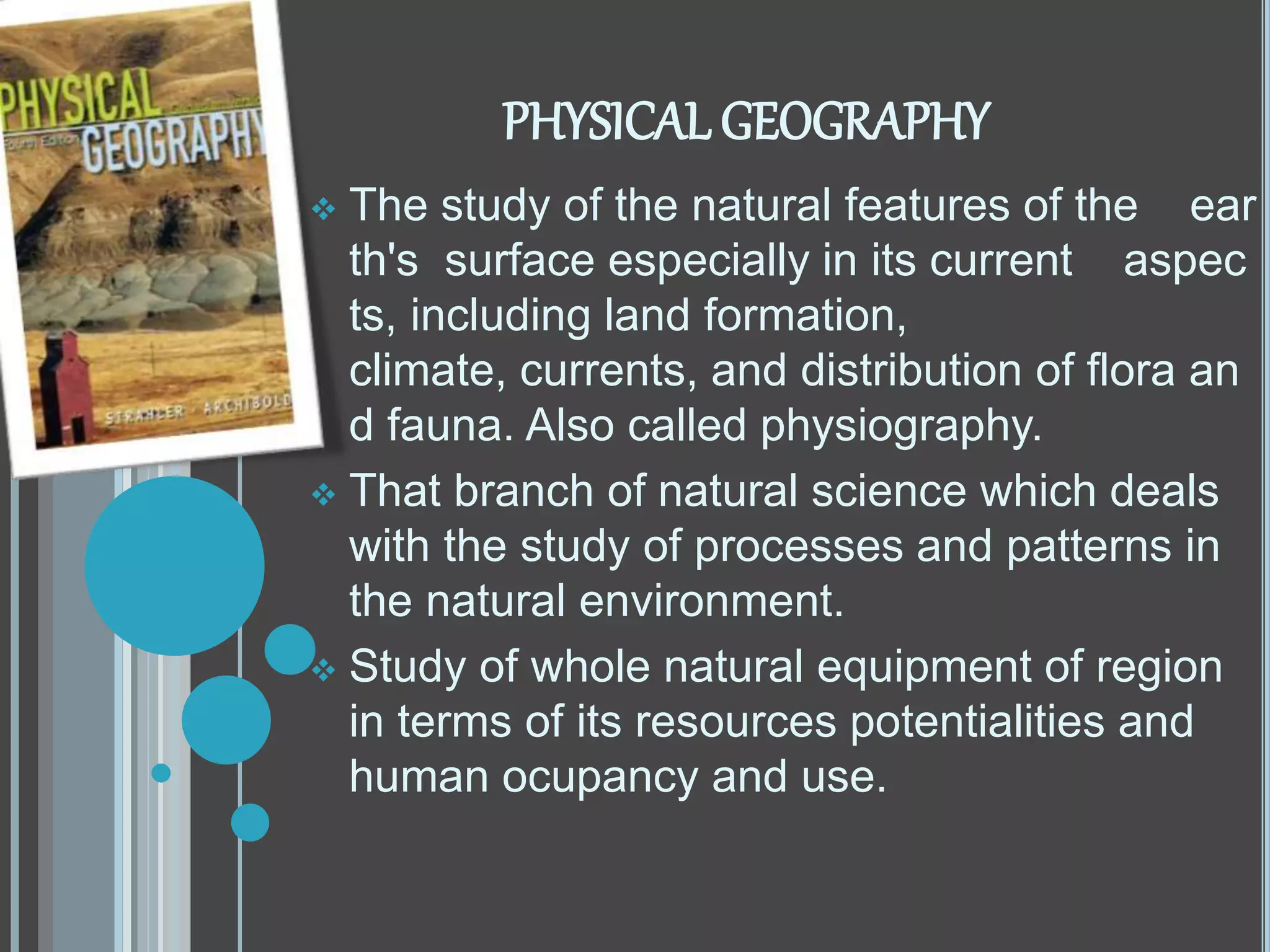TYPES OF GEOGRAPHY | PPTX