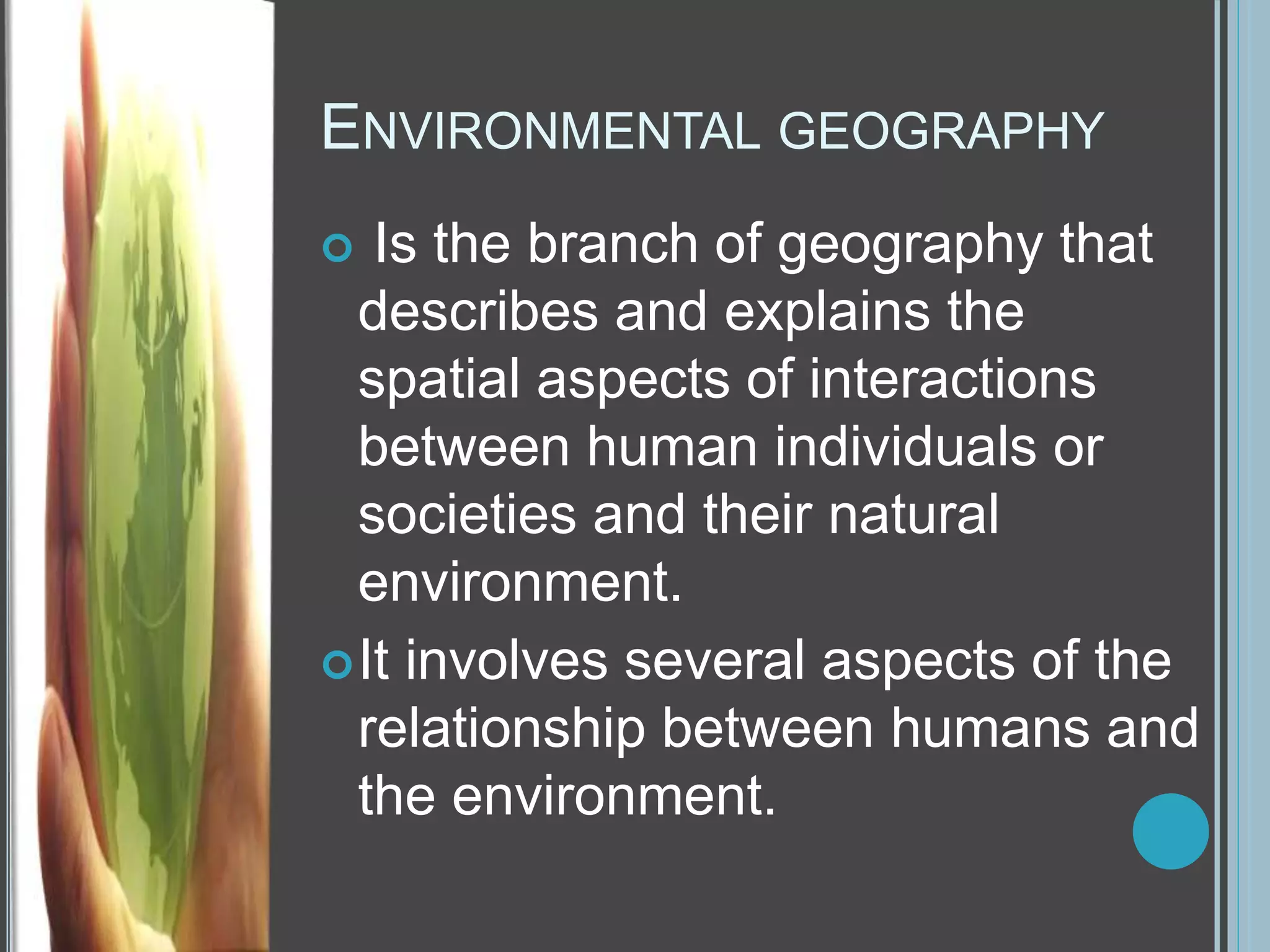 TYPES OF GEOGRAPHY | PPTX