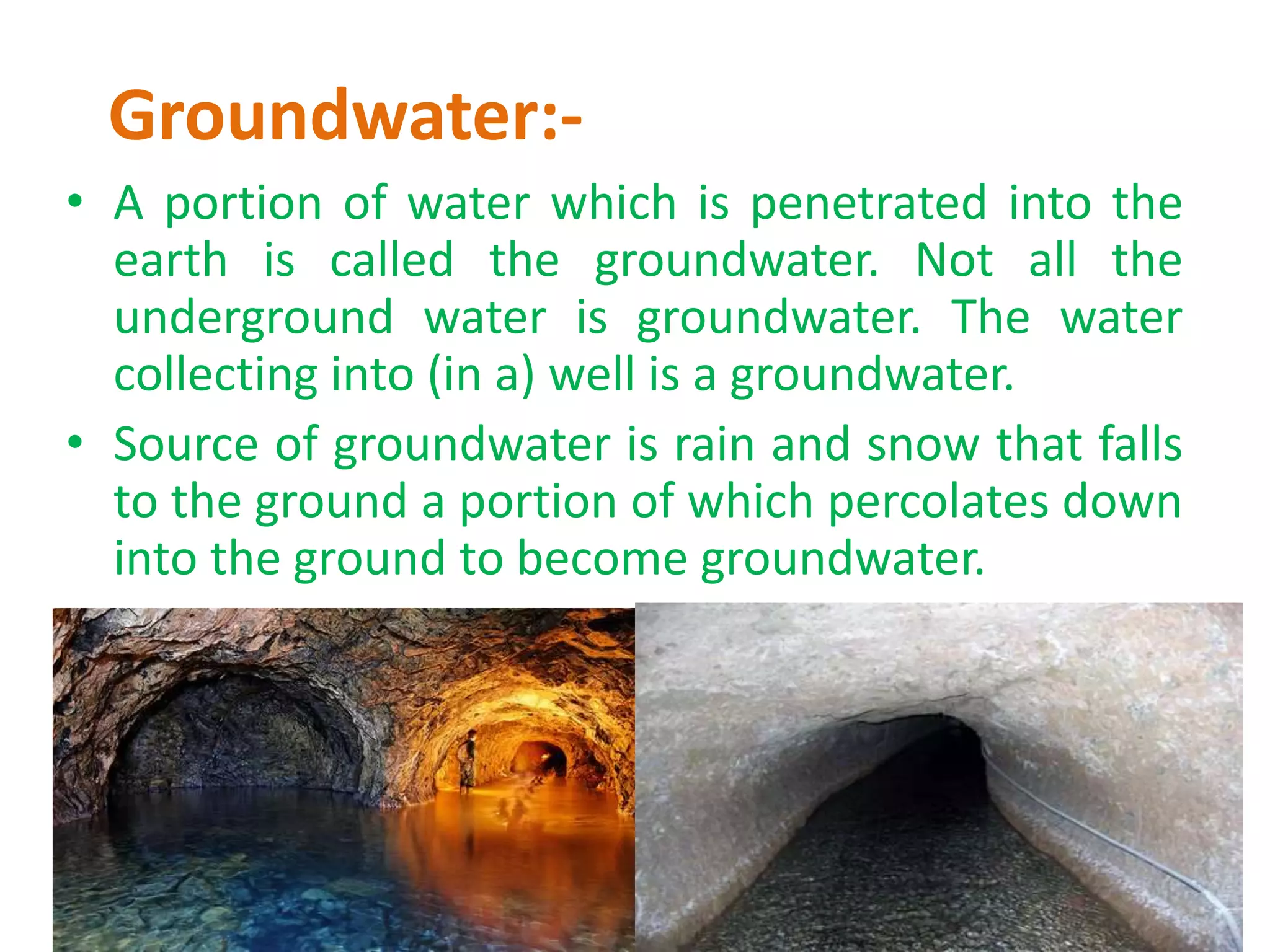 Type of groundwater ppt jai narayan vyas university jodhpur | PPT