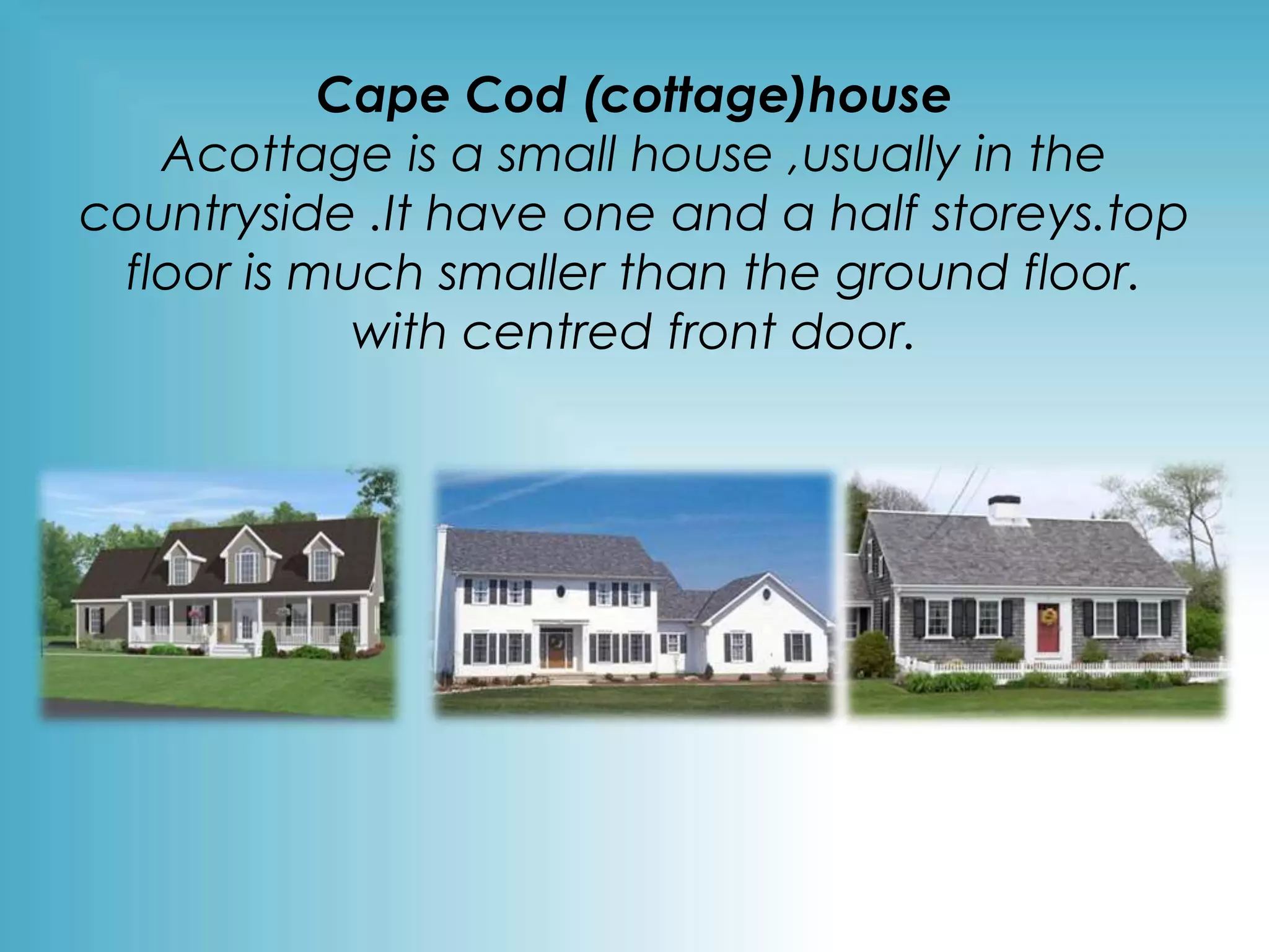 Type of houses | PPTX