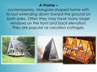 Type of houses | PPTX