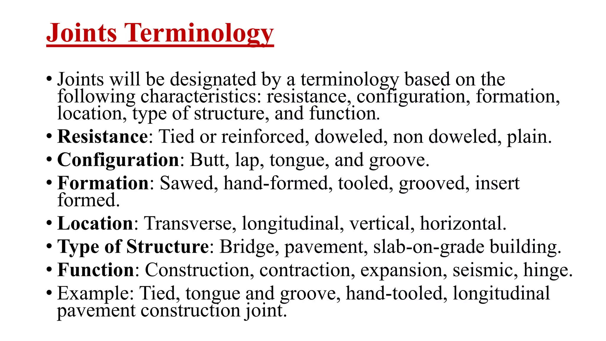 Type of structural joints | PPTX