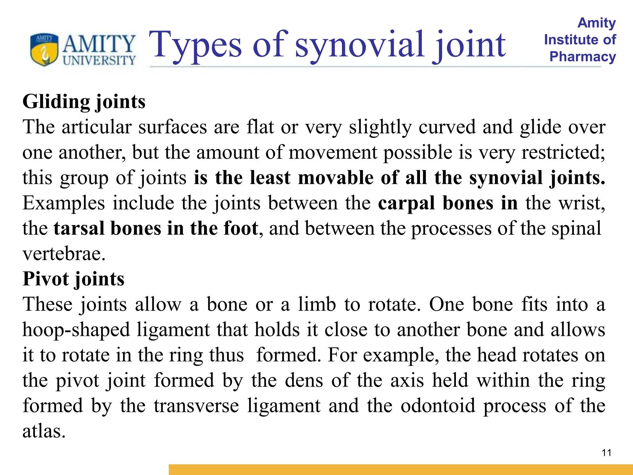 Type of Joints - Structural and functional classification - types of ...