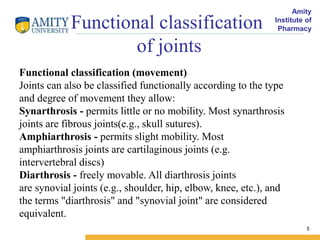 Type of Joints - Structural and functional classification - types of ...