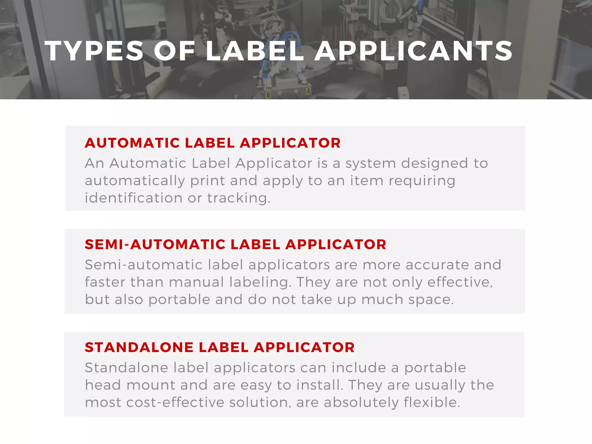 Types of Label Applicator Machine | PPT | Free Download
