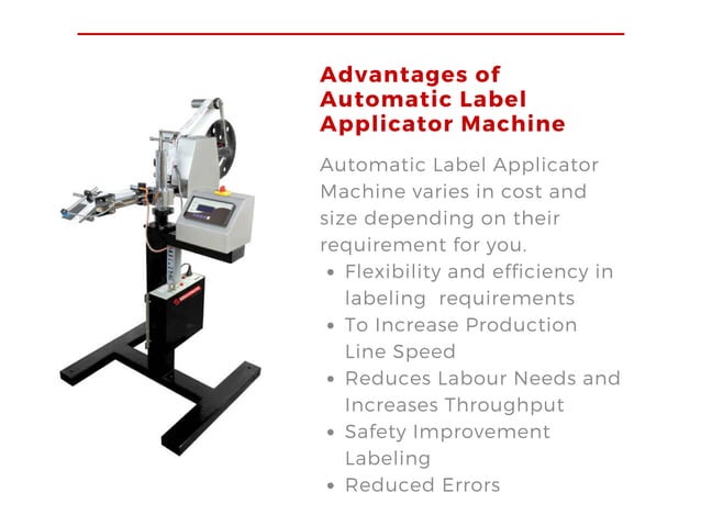 Types of Label Applicator Machine | PPT | Free Download