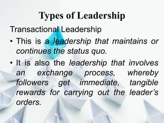 Type of leadership | PPTX