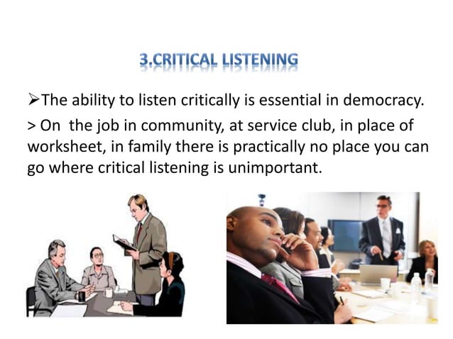 Type of listening | PPTX