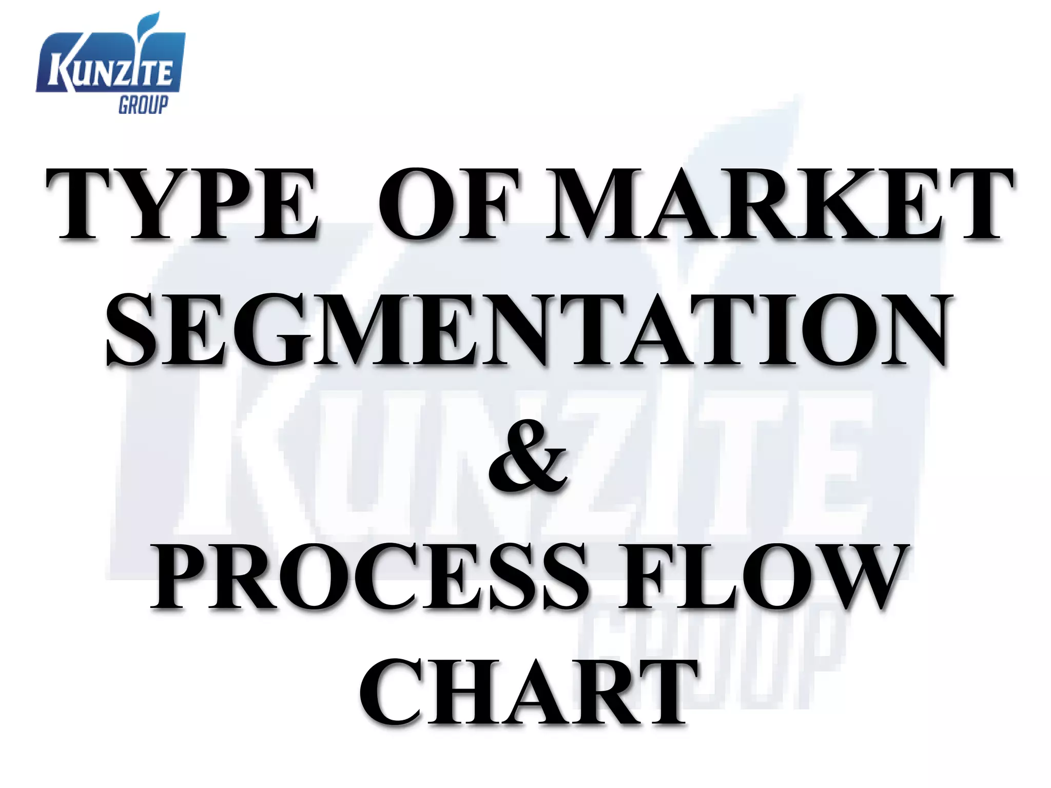 Type of market segmentation and process flow chart | PDF