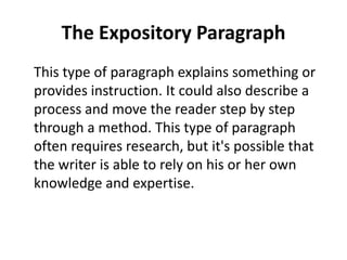 Type of paragraph | PPTX