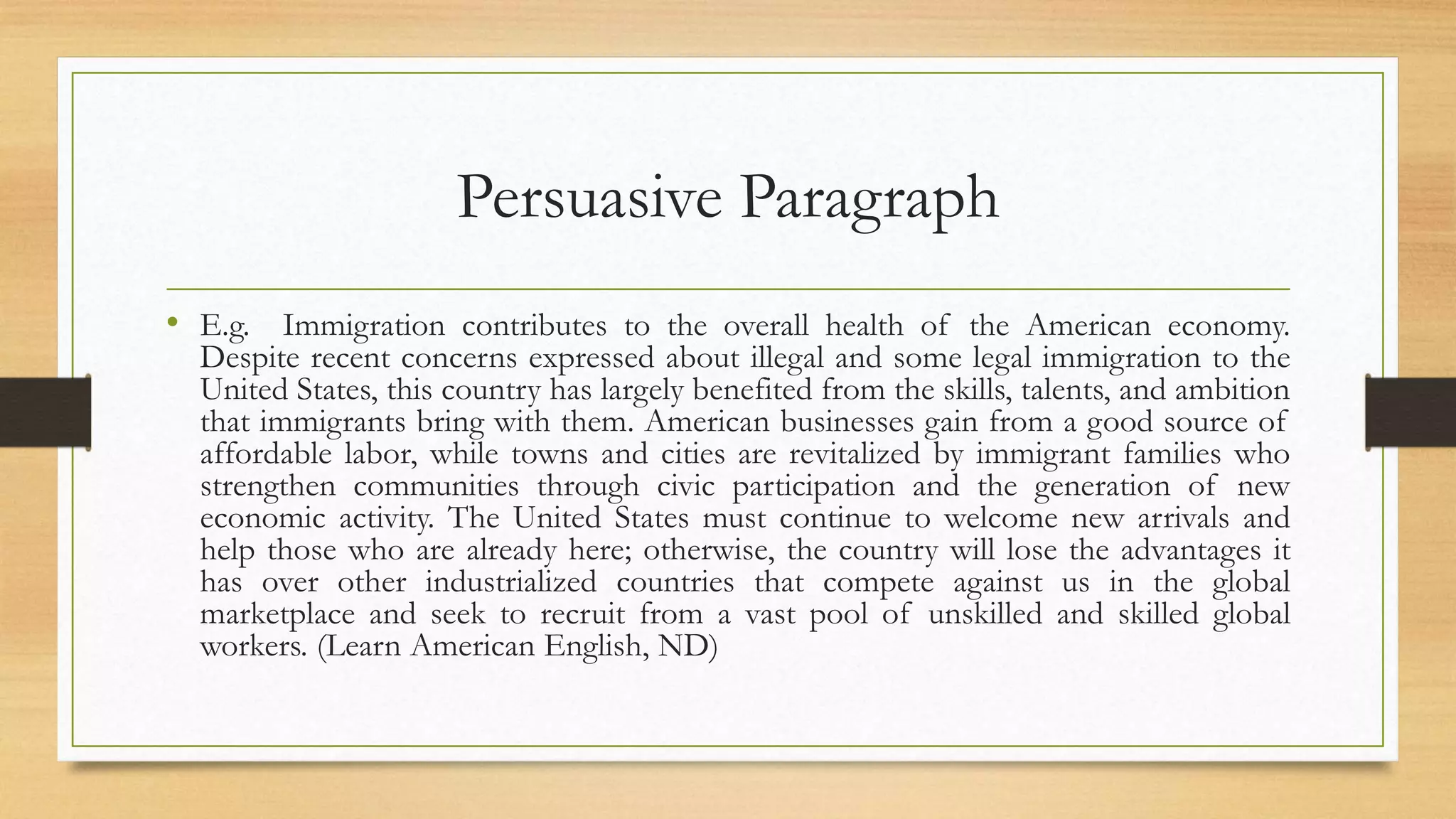 Types of paragraphs | PPTX
