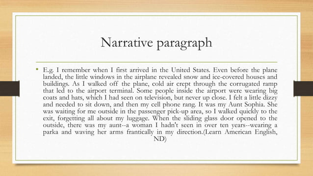 Types of paragraphs | PPT