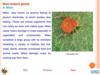 Type of pests | PPSX