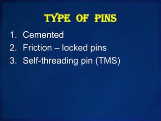 Types of pins | PPTX