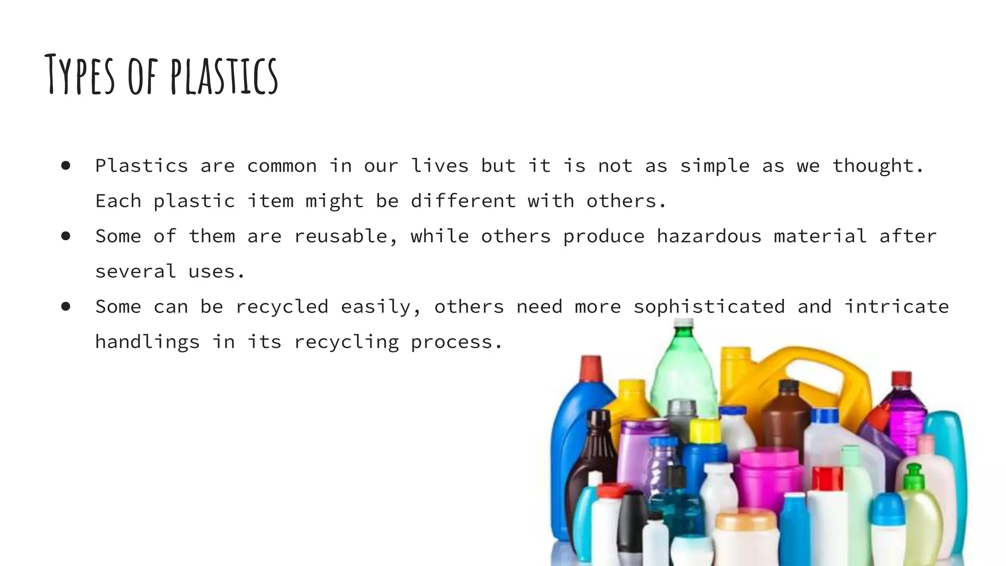 Type of plastics | PPTX