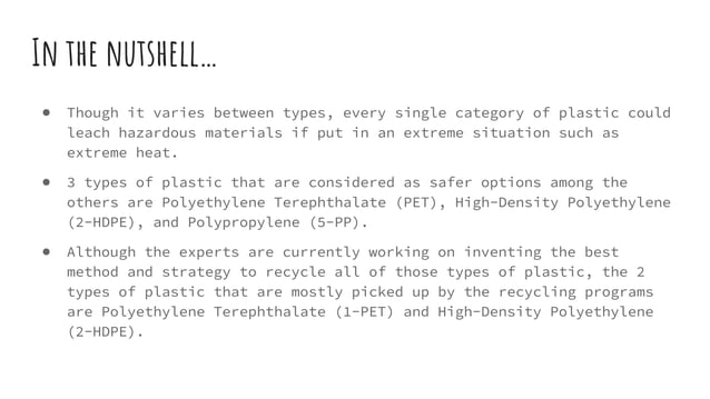 Type of plastics | PPTX