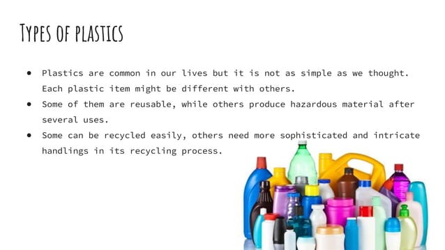 Type of plastics | PPTX