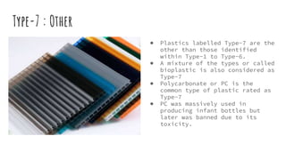 Type of plastics | PPTX