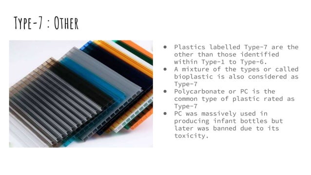 Type of plastics | PPTX