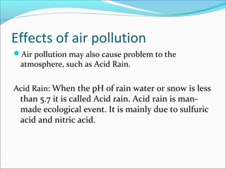 Type of pollution air | PPT
