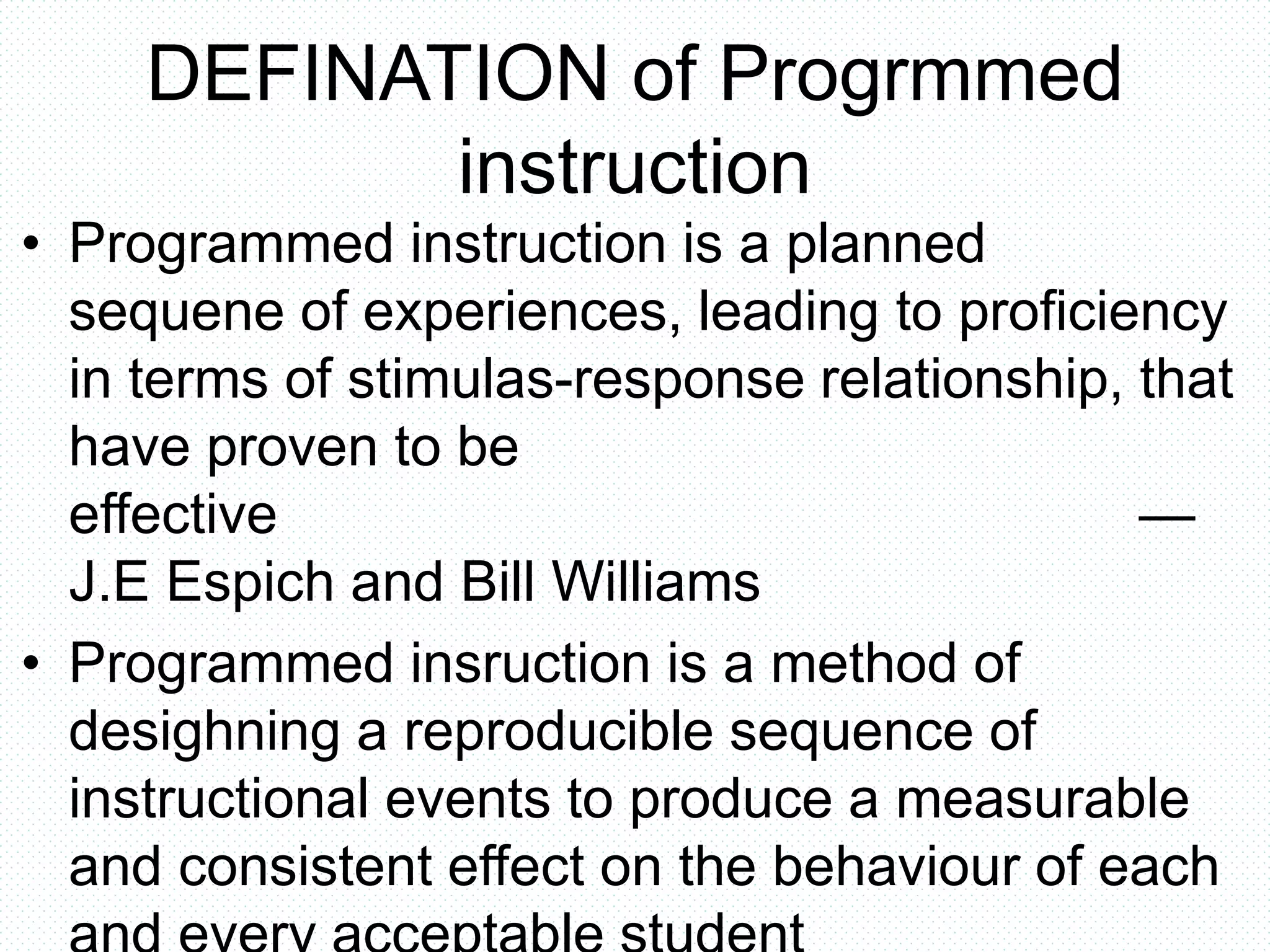 Type of programmed instruction, linear programmed instruction,meaning ...