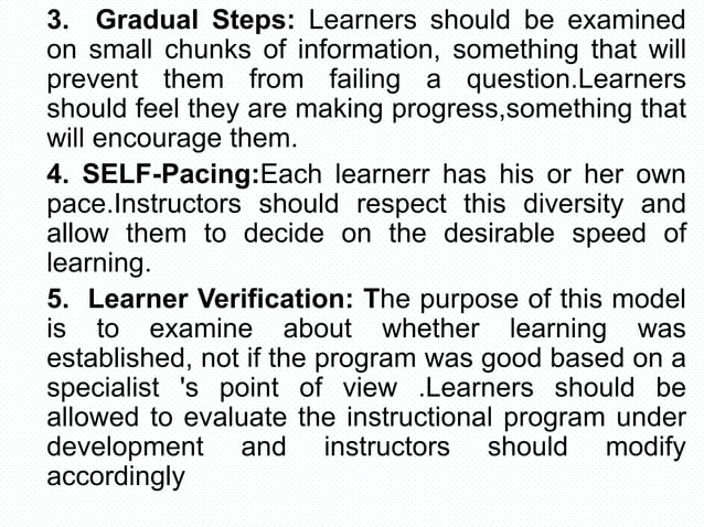 Type of programmed instruction, linear programmed instruction,meaning ...