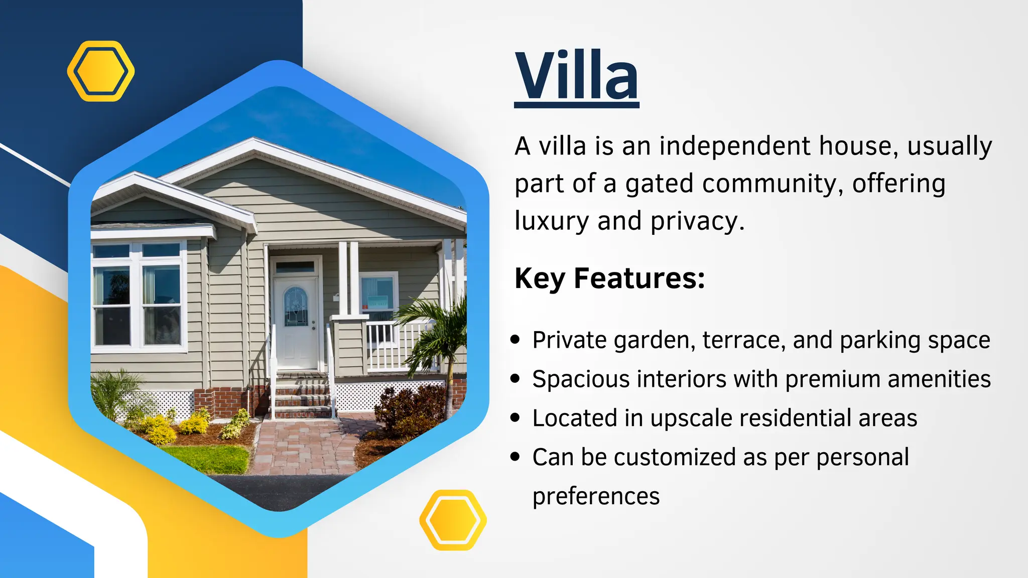 Guide to Different Property Types: Apartment, Villa, Builder Floor | PPT