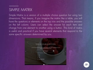 Type of questions you can use in a survey | PDF