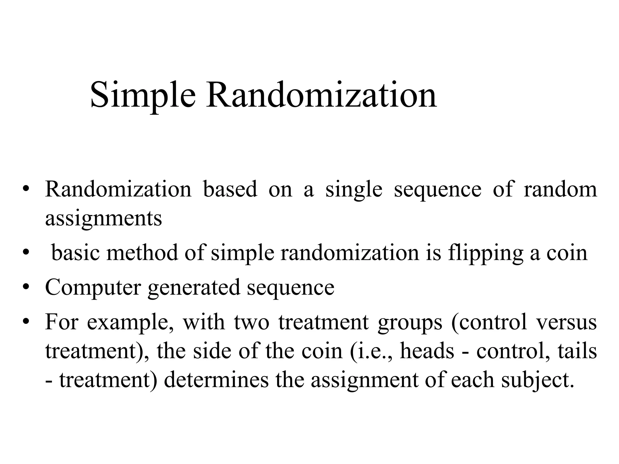 Type of randomization | PPTX