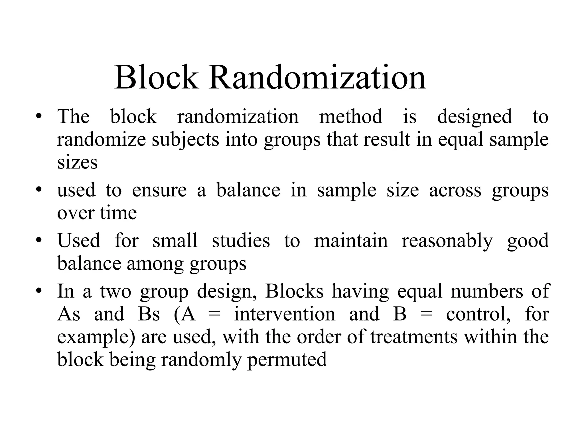 Type of randomization | PPTX