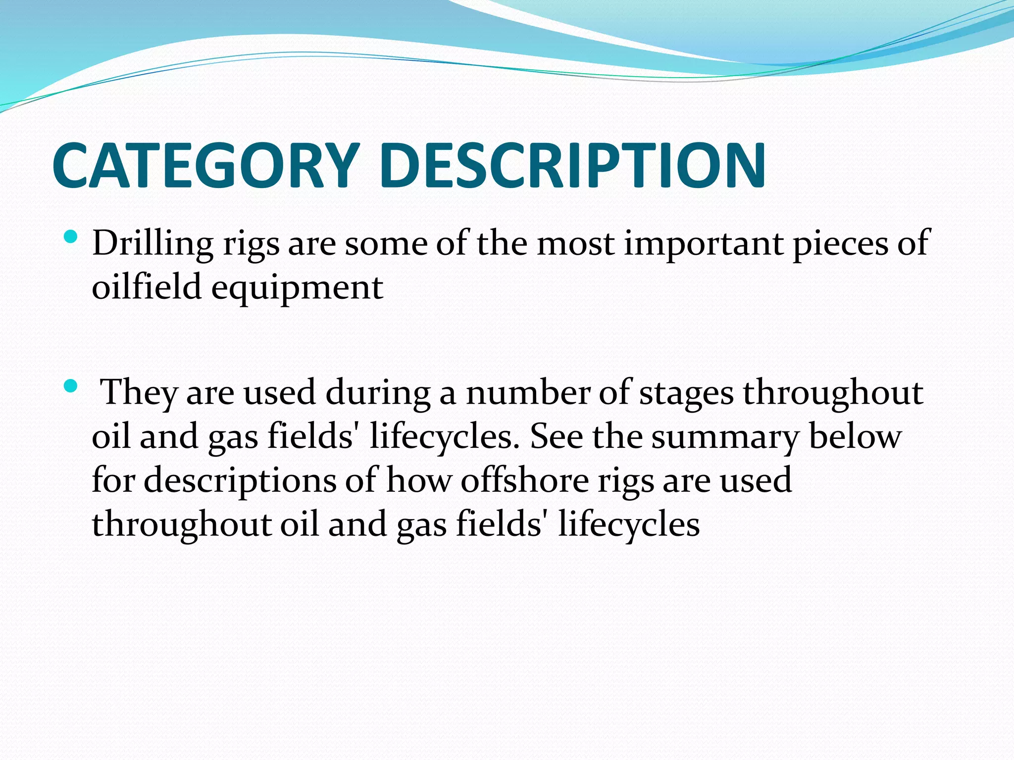 Type of rig | PPTX