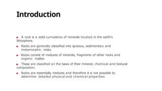 This is a presentation about type of rocks and its formation | PPTX