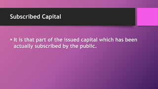 Type of share capital | PPTX