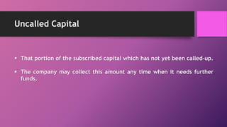 Type of share capital | PPTX