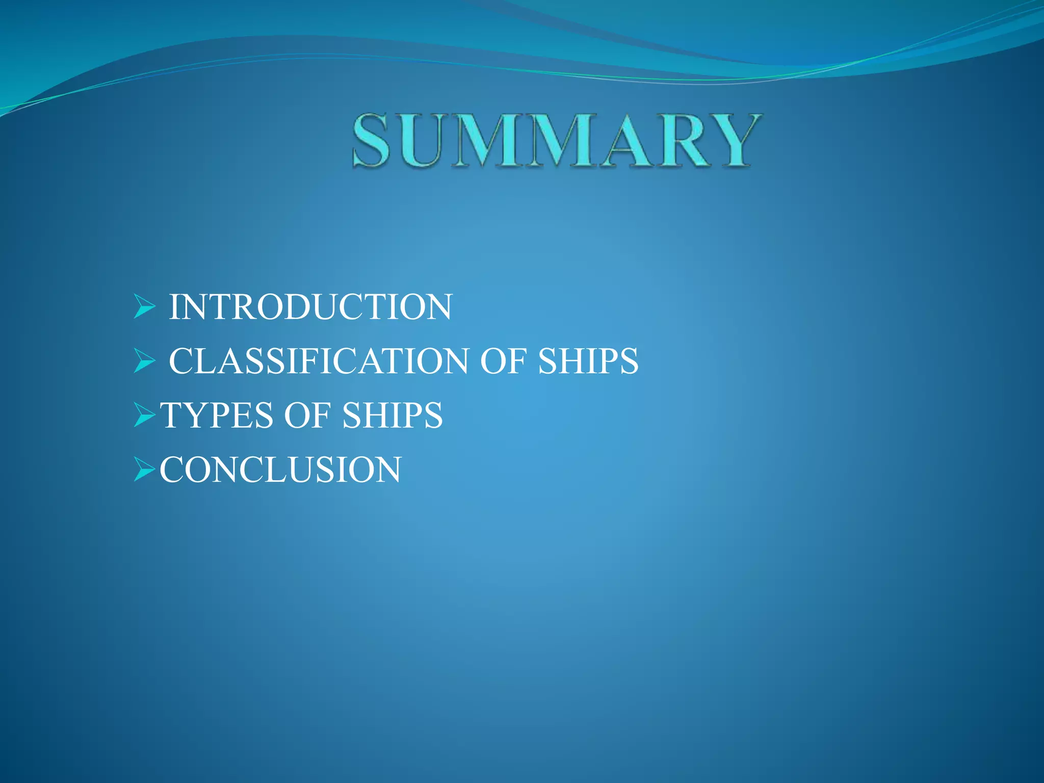 types of ship's | PPTX
