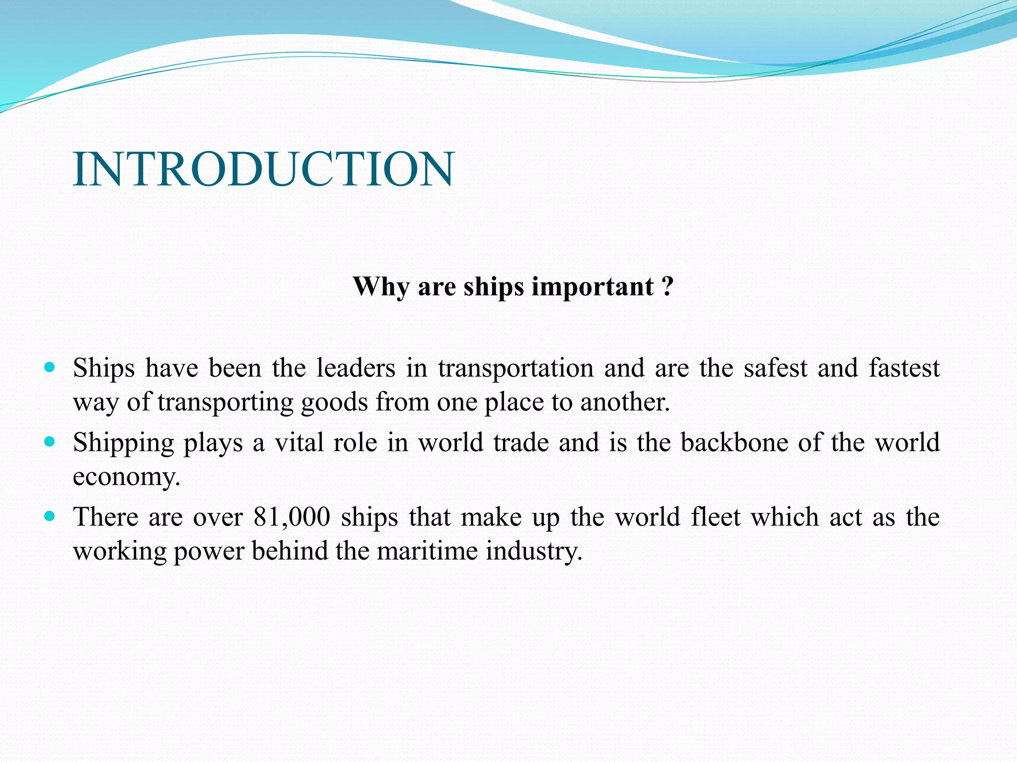 types of ship's | PPTX